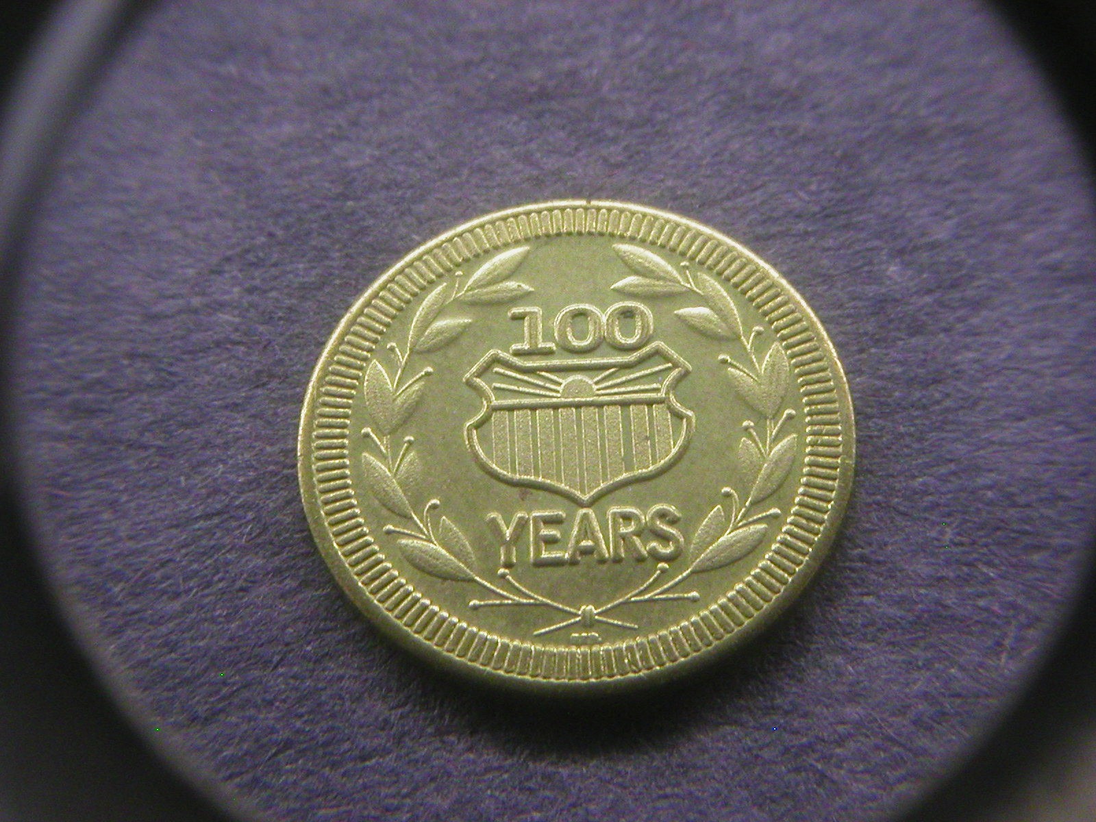 100 Years Alaska Gold Anniversary token 1909 Alaska-Yukon-Pacific ...