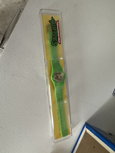 VTG TMNT Quartz Watch 1990 Hope Mirage ALL 4 Ninga Turtles On Face ...