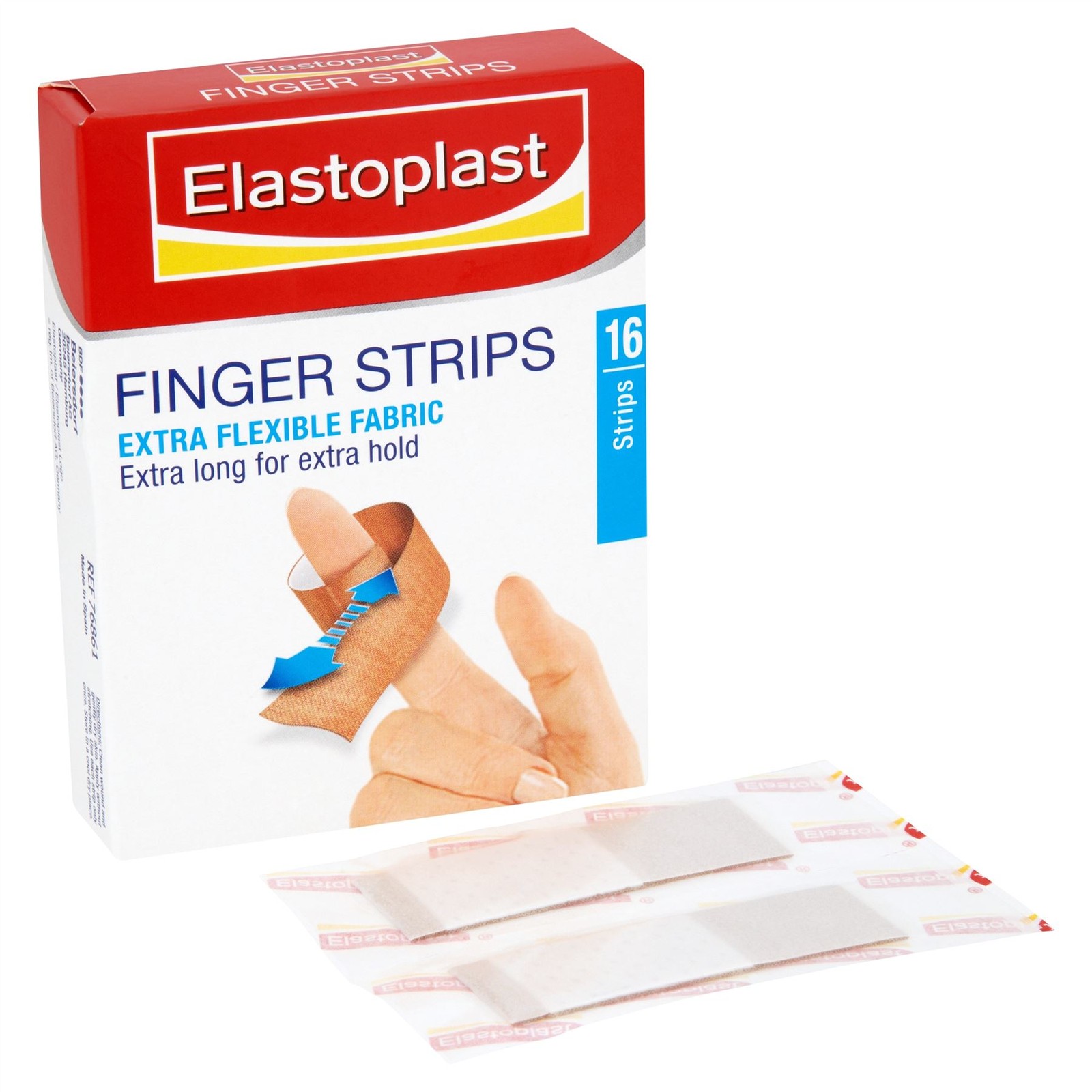 Elastoplast Extra Flexible Fabric Finger Strips - Pack of 16 for sale ...