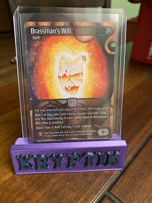 Kryptik TCG Brassman’s Will Noble Rare Kickstarter Non Holo | eBay