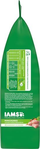 IAMS Adult Minichunks Small Kibble High Protein Dry Dog Food Real ...
