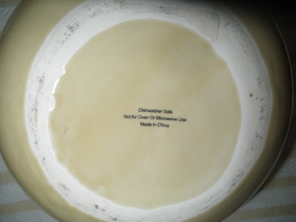 Vintage Older Harvest Autumn Thanksgiving Serving Bowl Pumpkin Corn ...