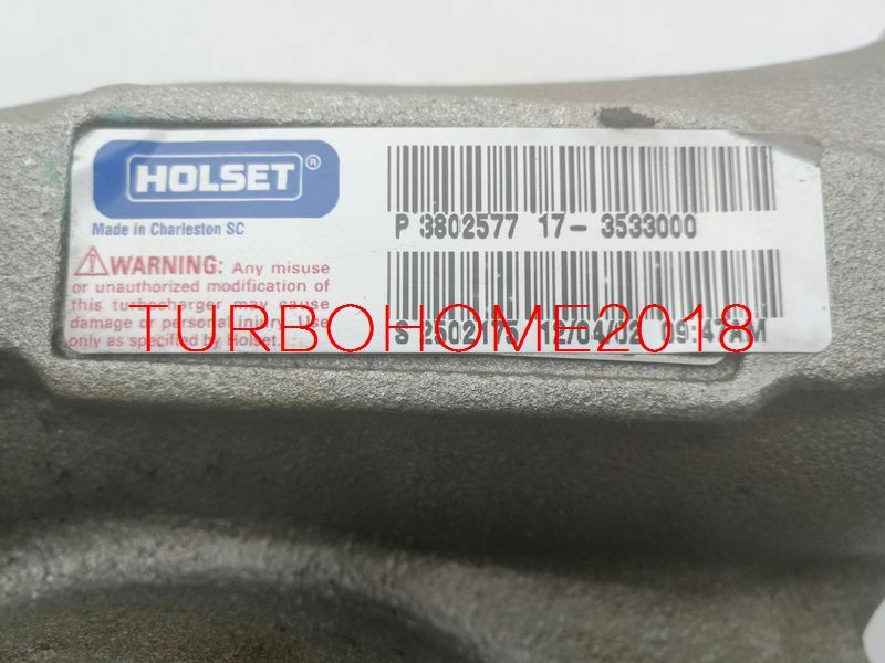 NEW GENUINE HOLSET HX40 3533000 3802577 CUMMINS 6CT 8.3L 215HP ...