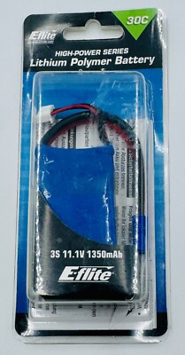 E-flite High-Power Series Lithium Polymer Battery 2S 7.4V 450 mAh 30C ...