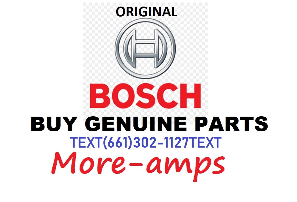 NEW OEM BOSCH ALTERNATOR 14V 35 AMPS 9 120 080 183 90-15-6385 ...