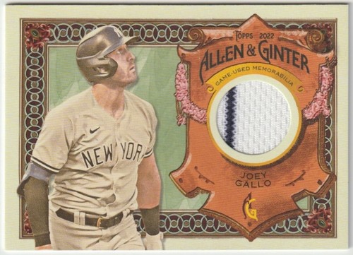 2022 Allen and Ginter Relic A #AGRA-JG Joey Gallo New York Yankees | eBay
