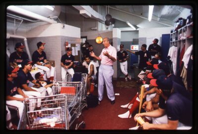 MAX PATKIN Clown Prince of Baseball BULL DURHAM King of Baseball SLIDE ...