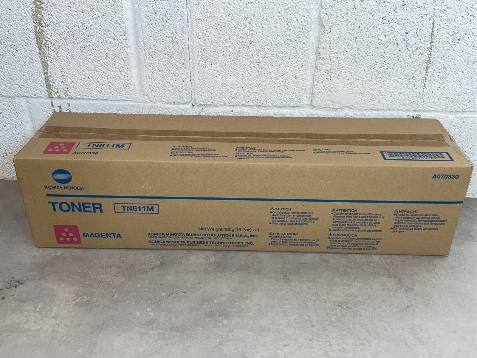 New Genuine Konica Minolta Bizhub Magenta Toner Ink A070330 TN611M C650 ...