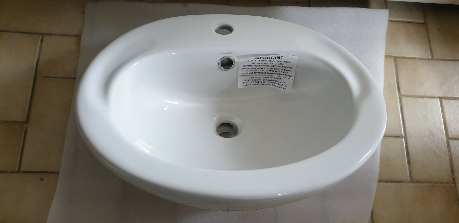 BULK BUY 10x Caroma Concorde 500 Semi Recessed Vanity Basin Sink - RRP ...