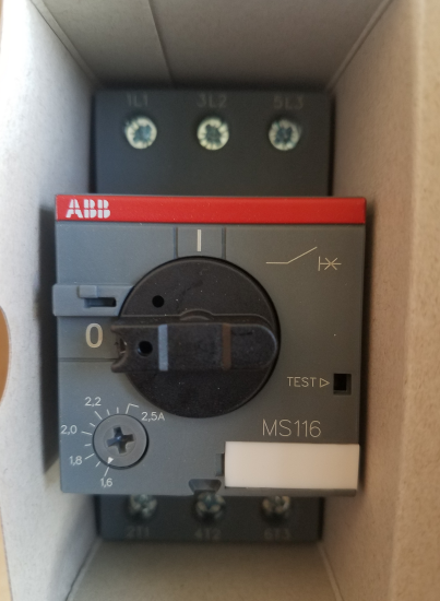Original ABB Motor Starter MS116-2.5 (1.6-2.5A) | eBay