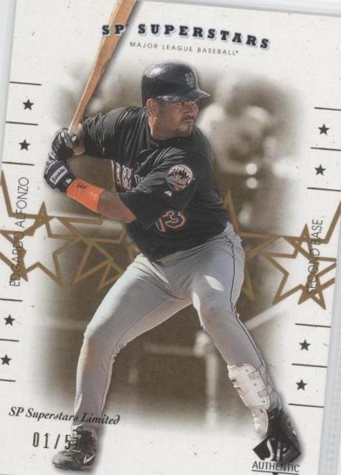 2001 SP Authentic - SP Superstars Edgardo Alfonzo #167 SP Limited /50 ...