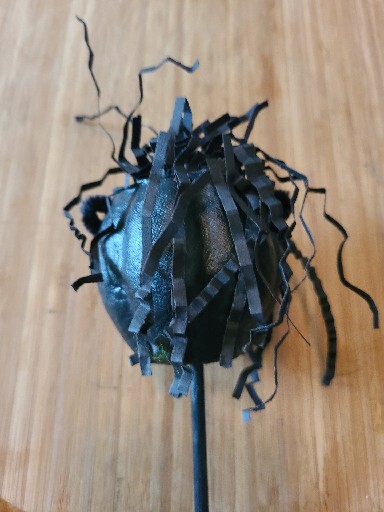 RARE Seasons Gone By JHP Artist Signed Paper Mache Cat On Stick In ...
