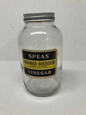 Speas Vinegar 1 quart jar with label | eBay