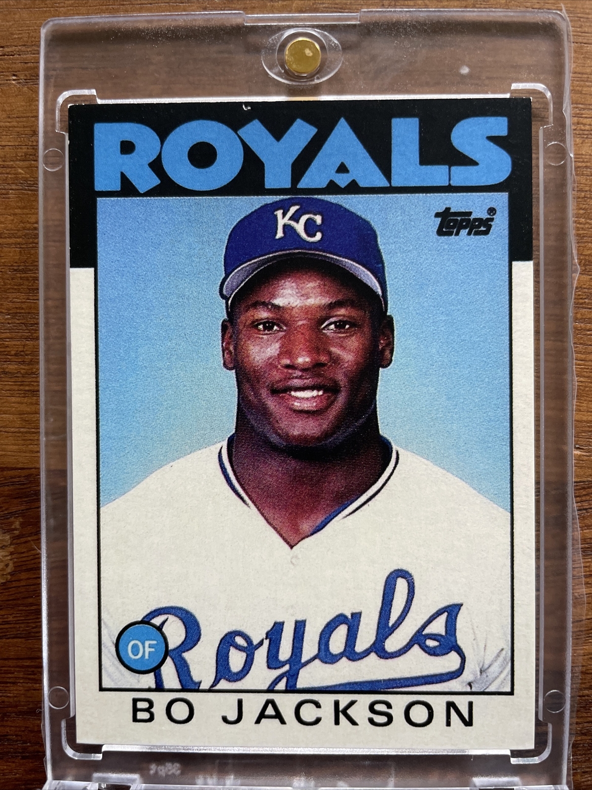 1986 Topps Traded Bo Jackson Kansas City Royals #50T Baseball Card Mint ...