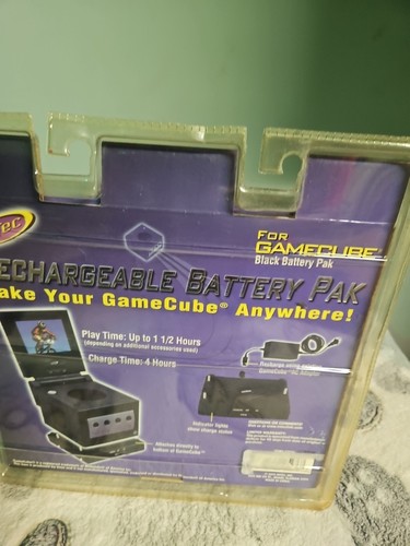 Intec Nintendo GameCube Rechargeable Battery Pak (Black) - VERY RARE ...