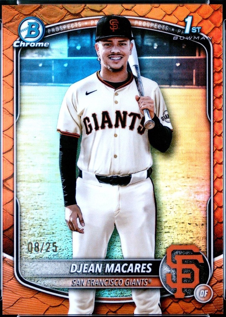 2025 Bowman Chrome - Prospects Djean Macares, Djean Macares #BCP-237 ...