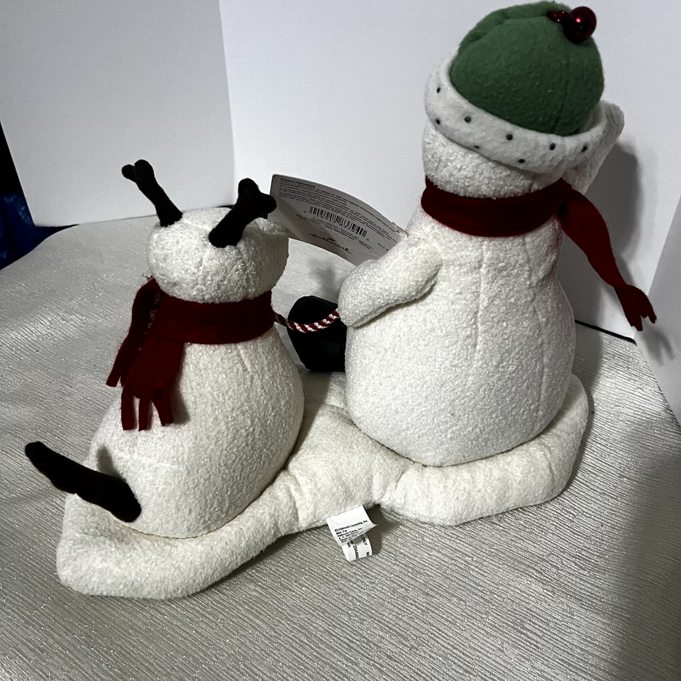 Hallmark Animated Singing Snowmen Jingle Pals 2004 Snowman & Dog Music ...