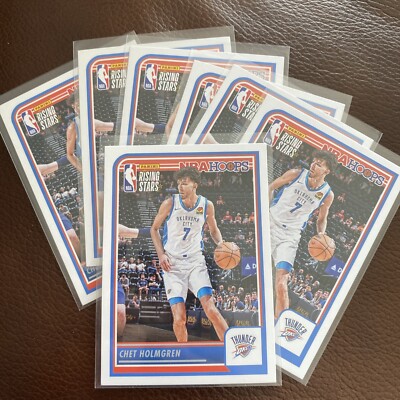 1 2023-24 Panini NBA Hoops Rising Stars CHET HOLMGREN OKC - EVENT ...