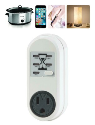 Simple Touch Indoor Countdown TIMER AutoOff Safety Outlet Receptacle 5 ...