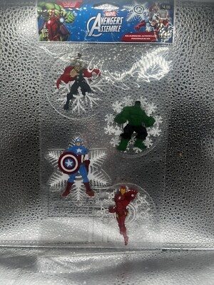 Marvel Avengers Assemble Christmas Window Clings | eBay