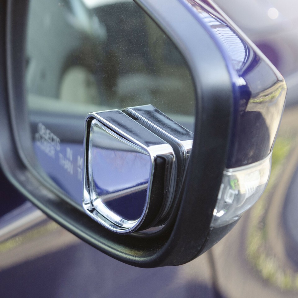 Auto Drive 2-PK SQUARE BLIND SPOT MIRRORS PUSH & ADJUST Drivers ...