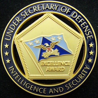 Under Secretary of Defense Intelligence and Security Challenge Coin V1 ...