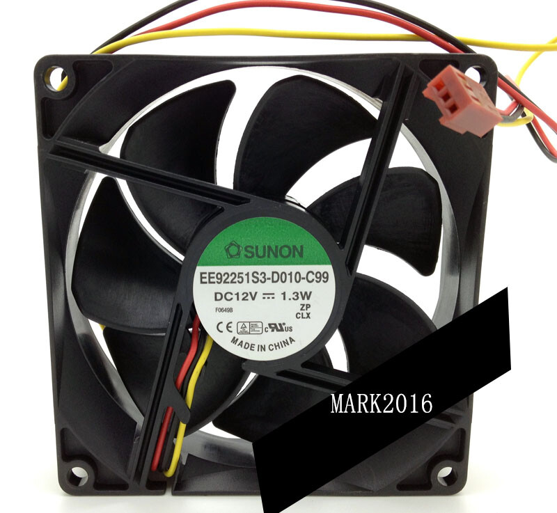 sunon 9225 DC12V 1.3w EE92251S3-D010-C99 3pin Motor protection cooling ...