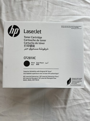 HP Toner schwarz 81X CF281XC - f. CLJ M605/M606/M630 NEU ca. 25.000 ...
