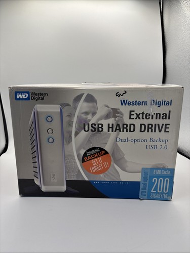 Western Digital External Hard Drive Not Tested Backup USB 2.0 Firewire ...