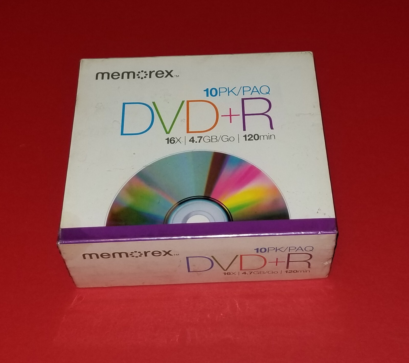 MEMOREX SEALED 10 PACK DVD + R BLANK DISC 120 MIN EACH | eBay