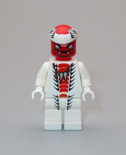 LEGO Snappa snake minifigure Ninjago 9442 9564 red white | eBay