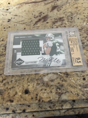 2009 LIMITED MARK SANCHEZ ROOKIE AUTO BECKETT 9.5 AUTOGRAPH 10 NUMBERED ...
