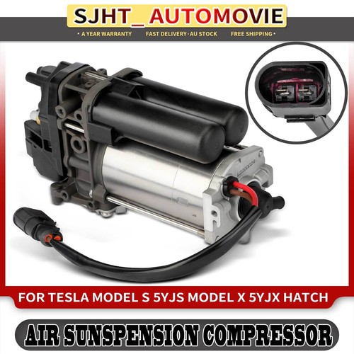 1x Air Suspension Compressor for Tesla Model X 5YJX Model S 5YJS 2013 ...