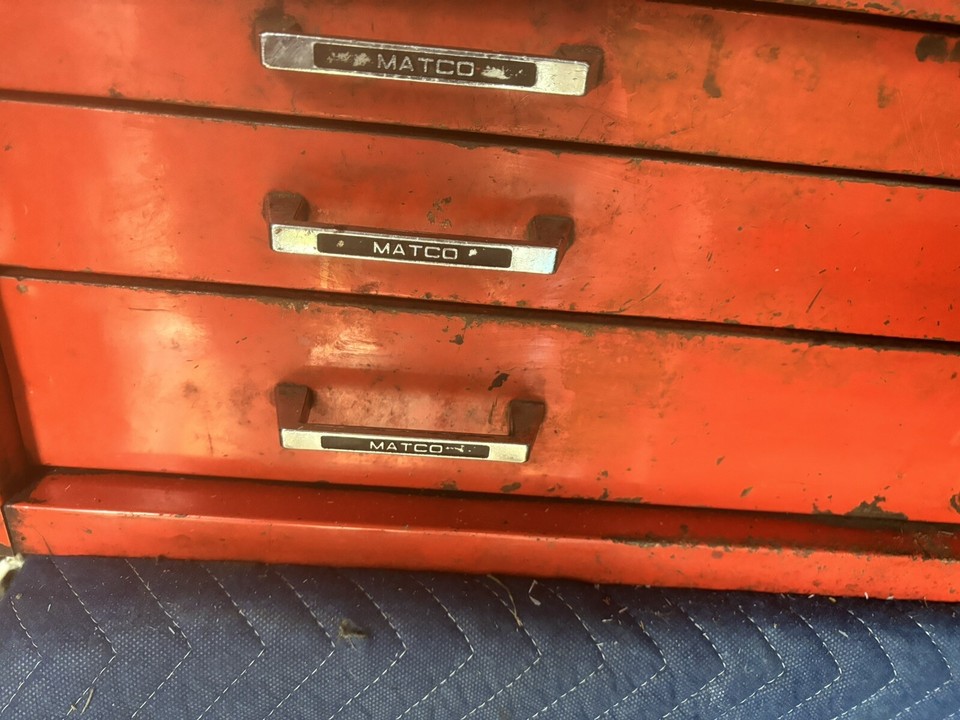Vintage Hard To Find MATCO 33 Wide Middle Intermediate Tool Box Jan ...