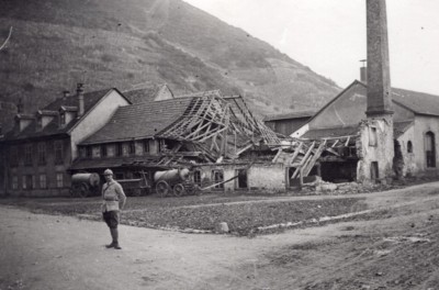 France Vosges Farm Ruins WWI Military scene old war Photo | eBay