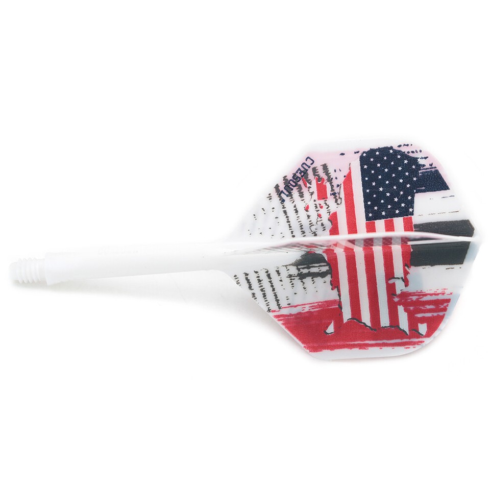 CUESOUL AK5 Dart Shaft Dart Flights American Flag Design Standard Shape ...