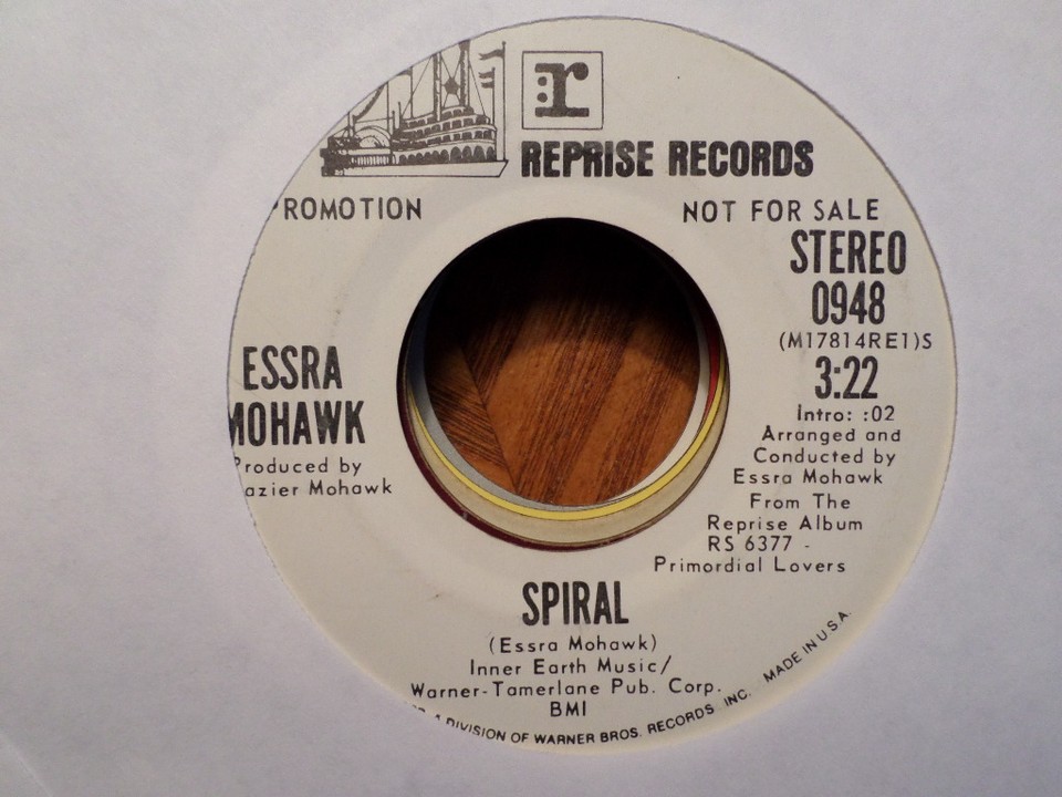 PROMO REPRISE45 RECORD/ESSRA MOHAWK/SPIRAL/MONO/STEREO/ EX/VG PSYCH ...