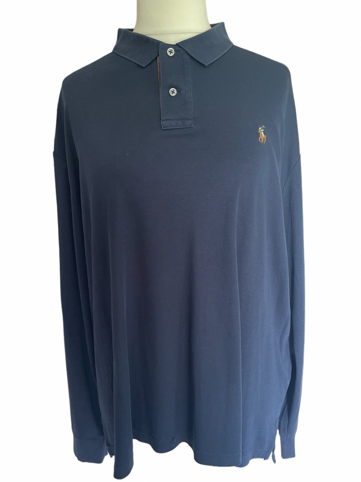 Polo Ralph Lauren Men’s Blue Puma Soft Touch Long Sle… - Gem