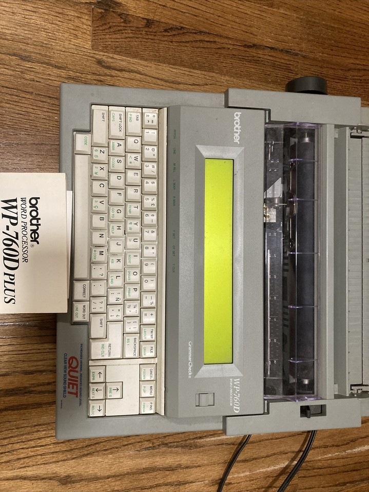 vintage brother word processor. WP-760D Plus | eBay