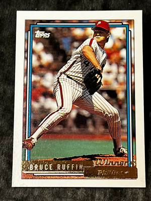 1992 Topps GOLD WINNER Bruce Ruffin | eBay