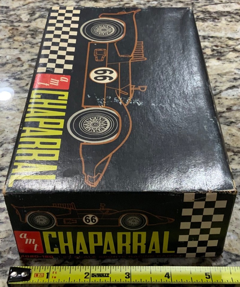 1960’s AMT Chaparral Model Slot Car Kit 1:24 No. 4020-150 Vintage Near ...