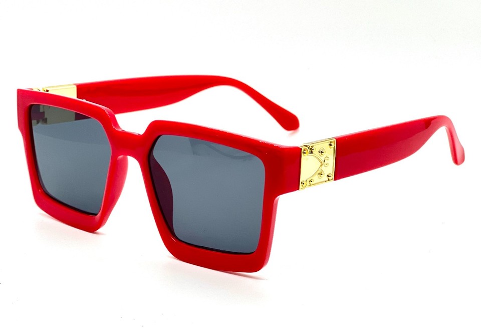 Men Sunglasses Fashion Black Oversize Big Designer Square Rapper Rap ...