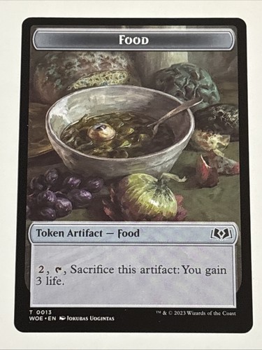 MTG Wilds of Eldraine Food Token 0013 NM | eBay