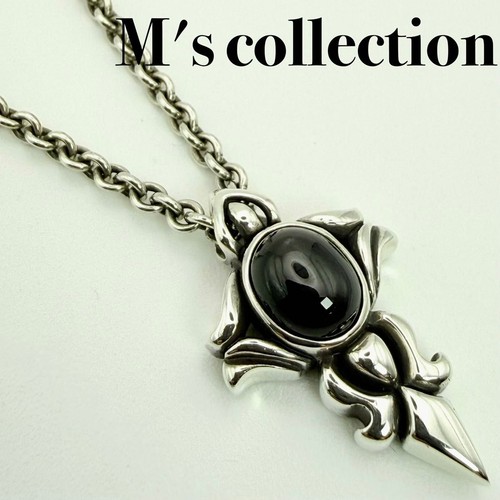 Mint Condition M's Collection Black Star Necklace 925 Silver ...