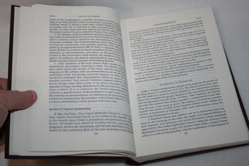THE BOOK OF DISCIPLINE Of The United Methodist Church 2004 HC Law ...