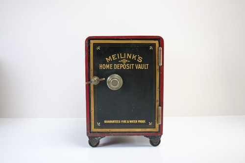 Antique Meilink combination lock safe home deposit vault | eBay