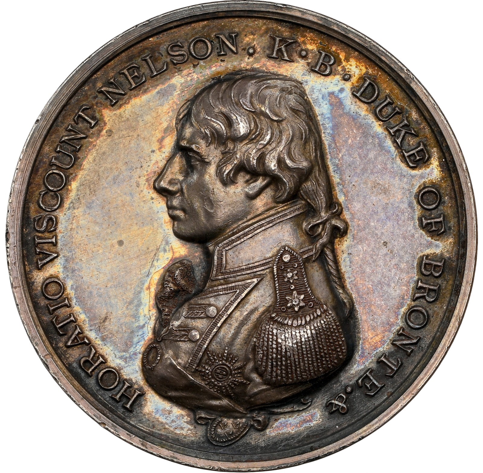 Great Britain - 1905 - Silver Medal, “Battle of Trafalger” - NGC MS62 ...