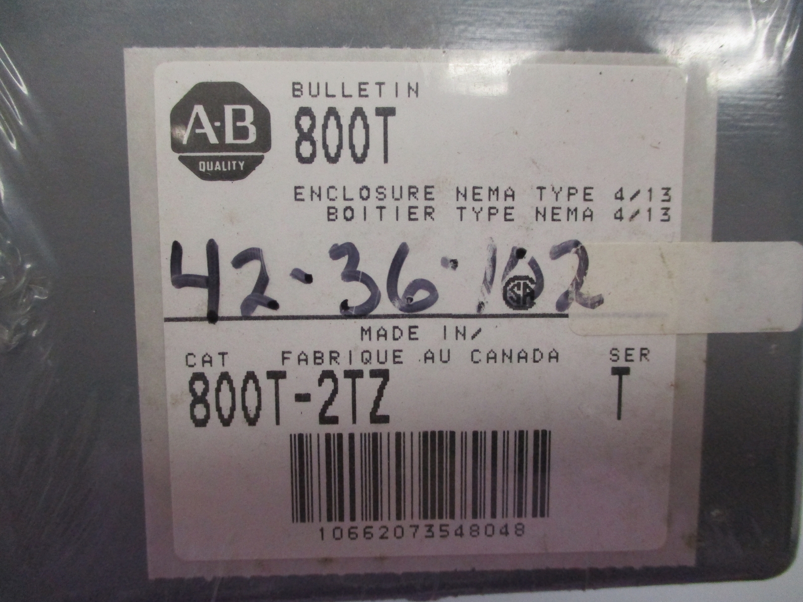 Allen-Bradley 800T2TZ Industrial Control System for sale online | eBay