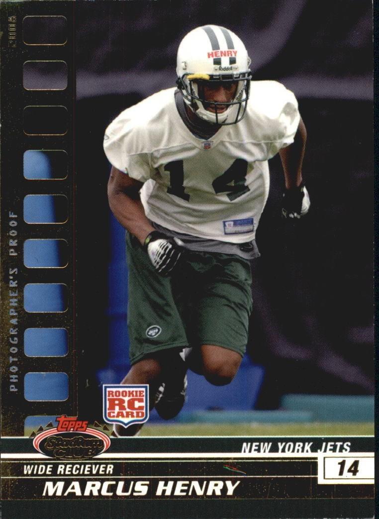 2008 Topps Stadium Club - Marcus Henry #154 Photographer's Proof Gold ...