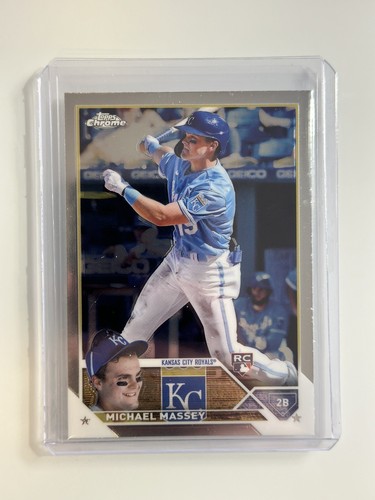 2023 Topps Chrome Baseball Michael Massey RC Rookie Card #42 Royals | eBay